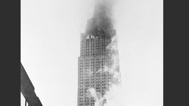 B-25 Crashes Into Empire State Building - HISTORY.com Audio